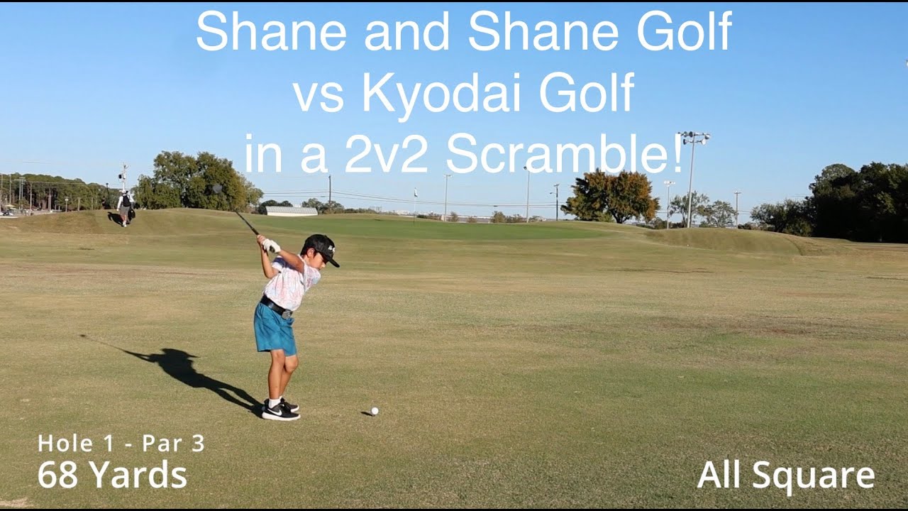 Shane and Shane Golf vs @kyodaigolf in a match play 2v2 scramble. # ...
