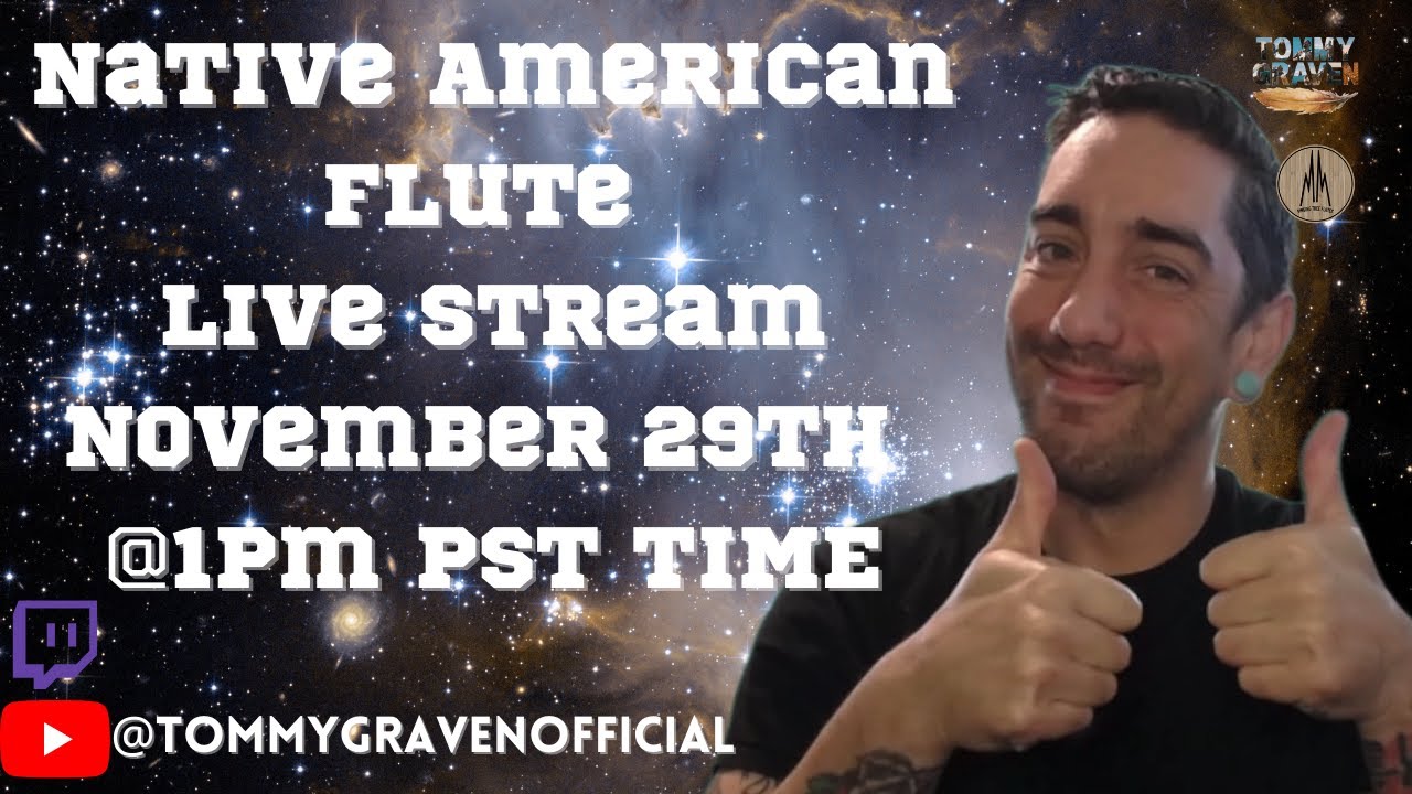 Live Stream! Native American Flute Music! Looping! 11/29/2022 - YouTube