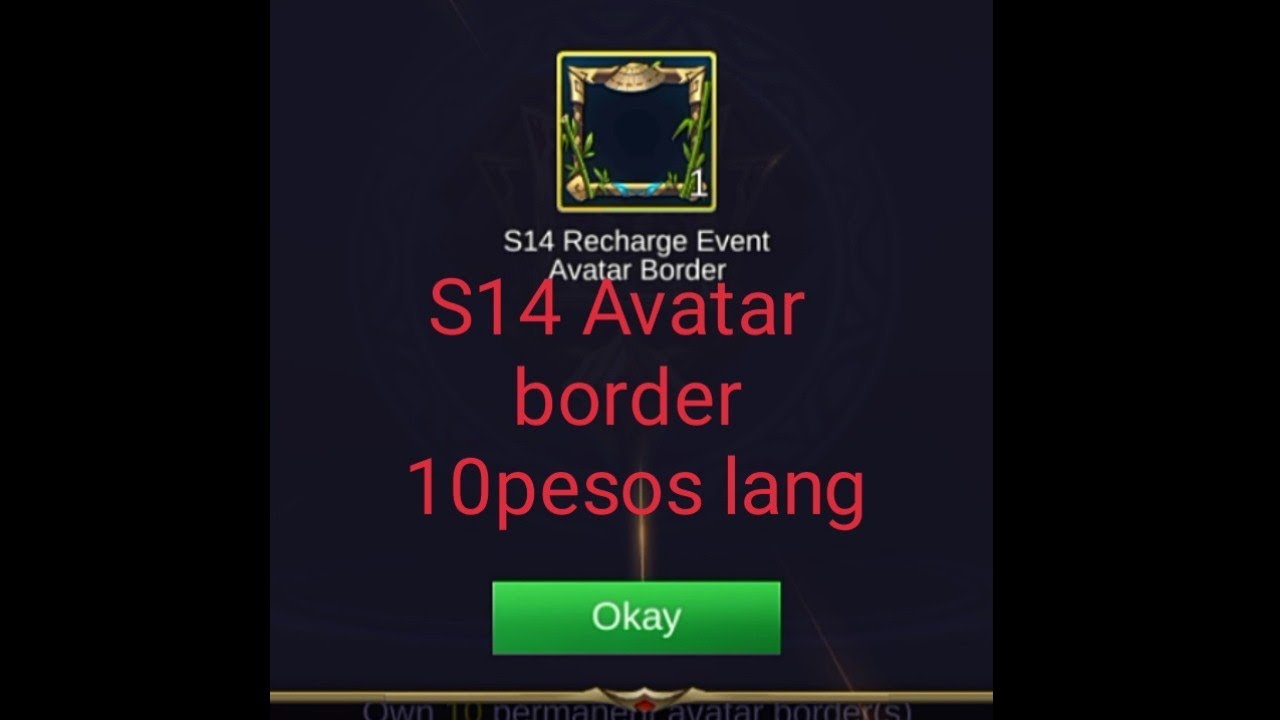 10pesos lang S14 Avatar border - YouTube