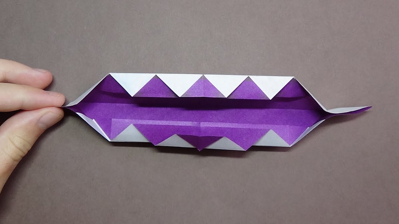 DEMO: Origami Chomping Teeth Designed by Vihaan (Taught by Jeremy ...