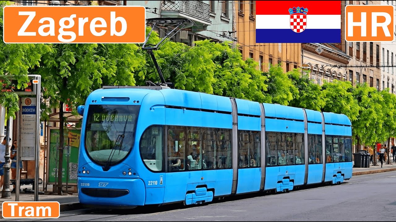 🇭🇷 ZAGREB TRAMS / Zagrebački tramvai 2021【4K】 - YouTube