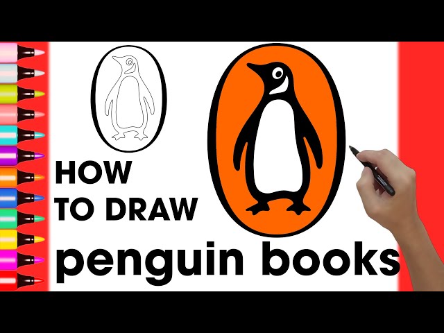 Penguin Publishing Logo Vektor Premium Vector | Penguin Mascot
