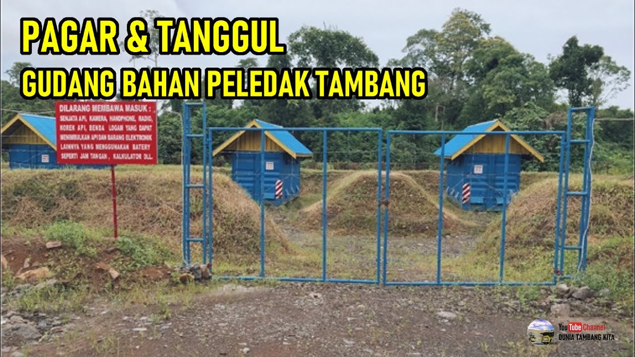 Pagar dan Tanggul Gudang Handak - Tambang Indonesia - YouTube