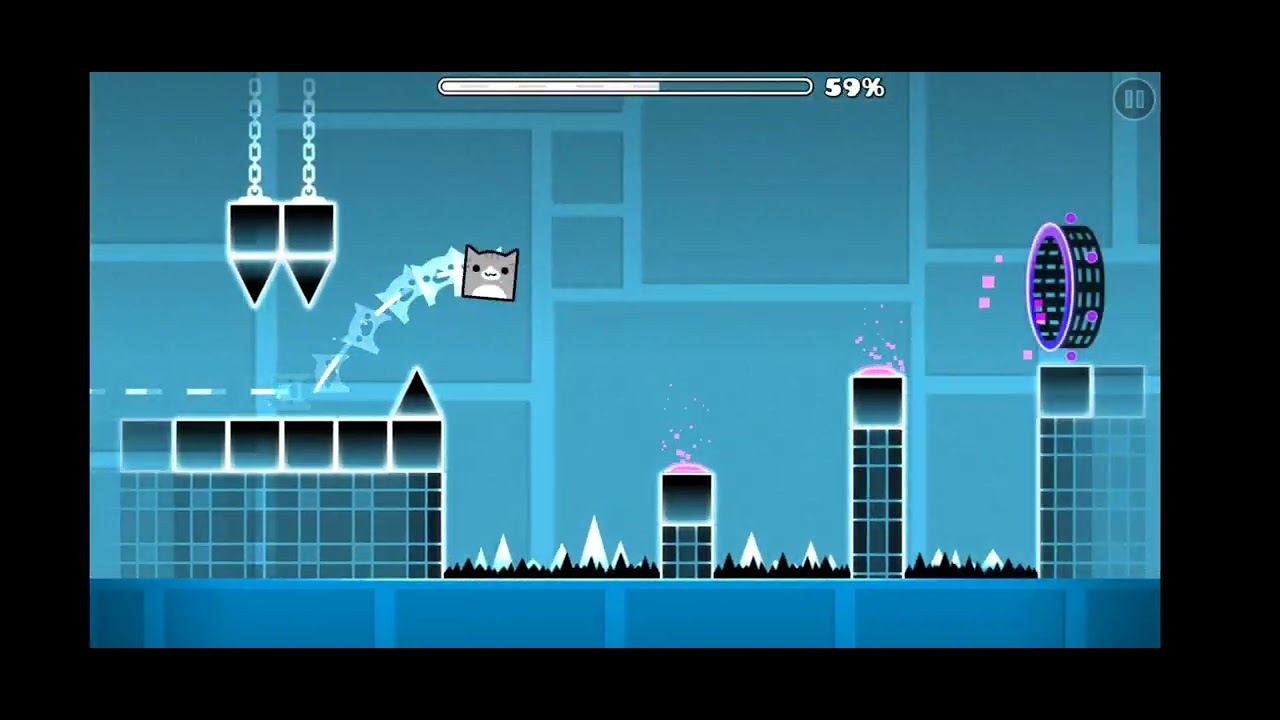 geometry dash hyphen by GD Colon 100% - YouTube