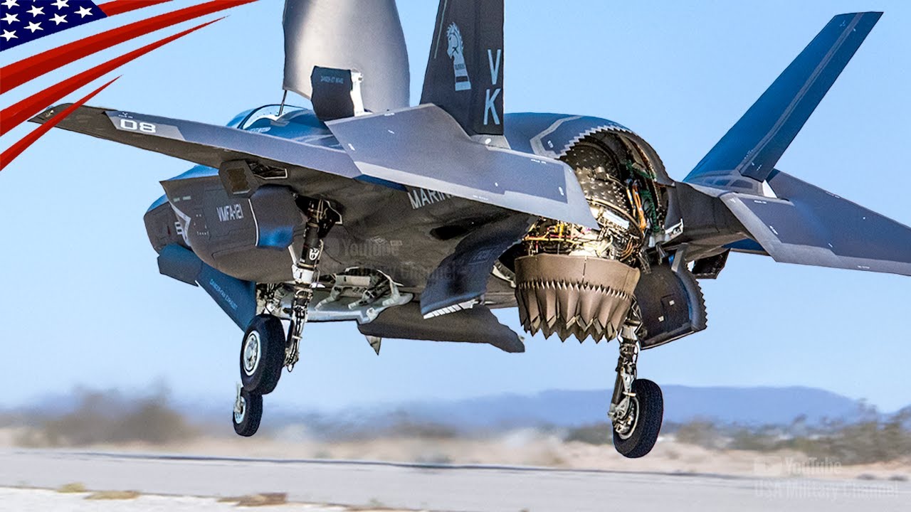 F-35B’s Incredible Ultra-Short Landings & Take-Offs (Rolling Vertical ...