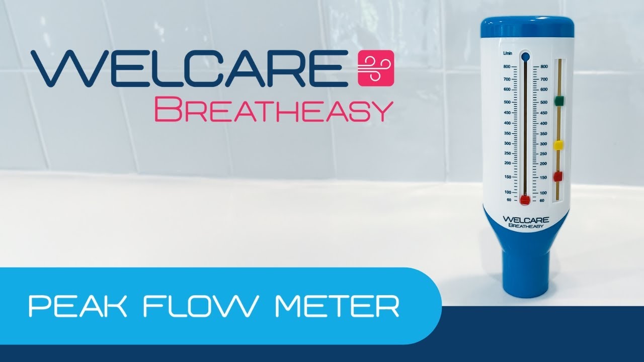 Introducing the Welcare Breatheasy Peak Flow Meter - YouTube