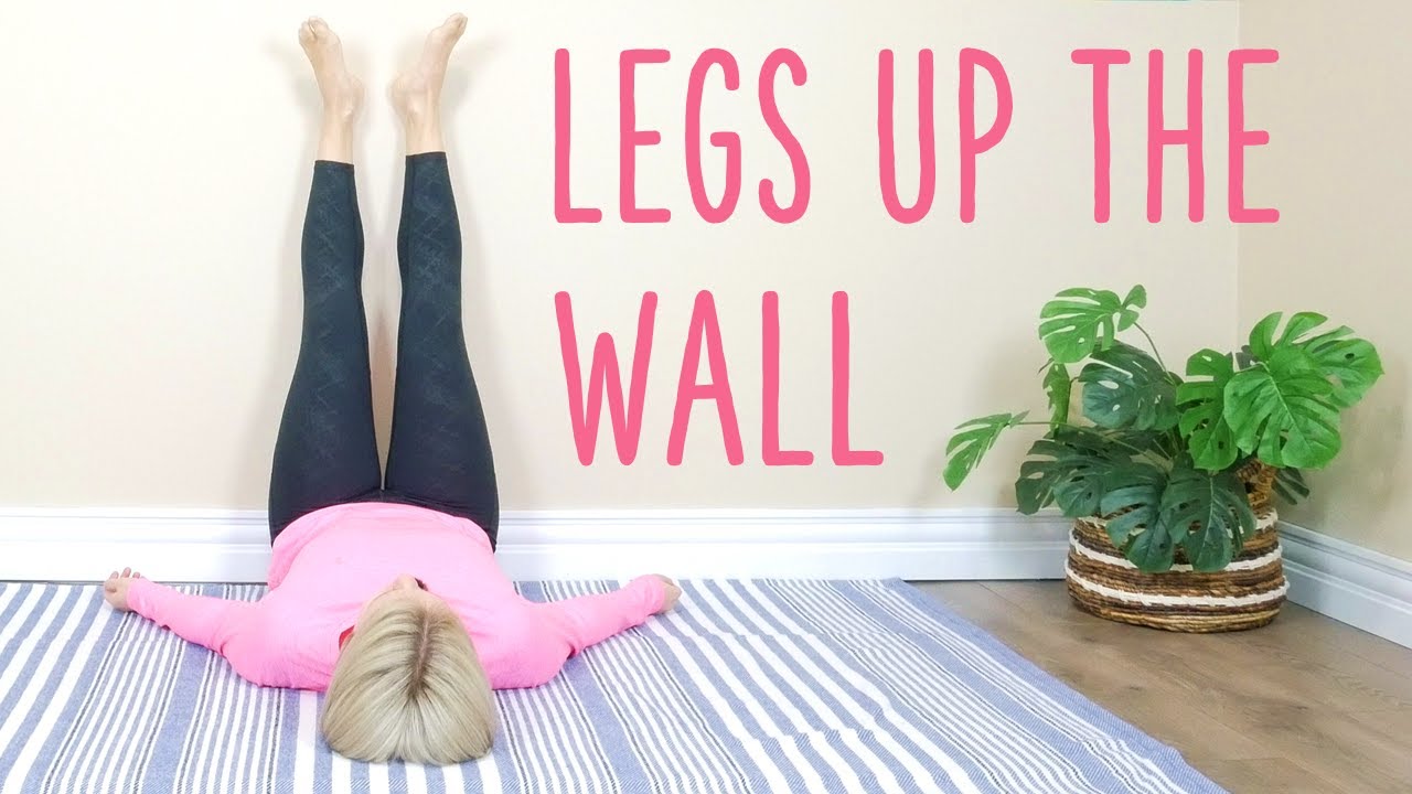 10 min Legs Up the Wall & Guided Relaxation - YouTube