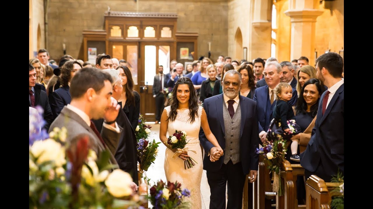 Kate & Killian's Church & Lapstone Barn Wedding in the Cotswolds - YouTube