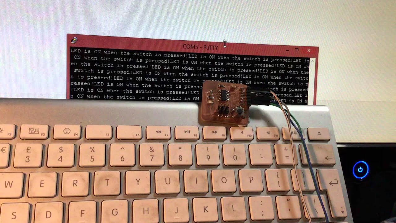 Fabacademy embedded programming - YouTube