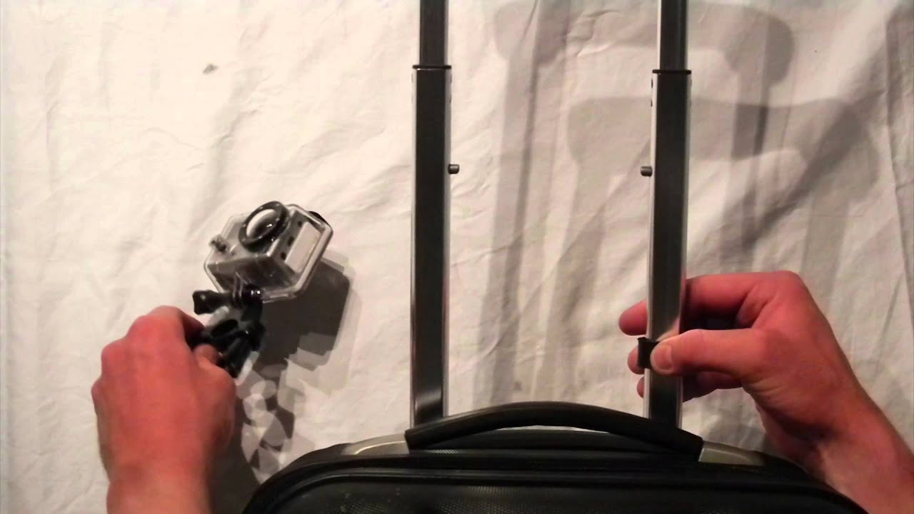 Rolling Suitcase Mount: GoPro Mounting Tips & Tricks - YouTube