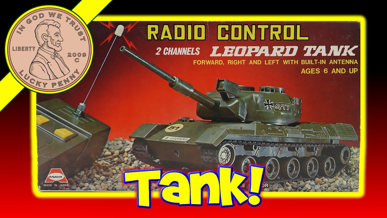 Radio Control Leopard RC Tank - Asahi Made In Japan - YouTube