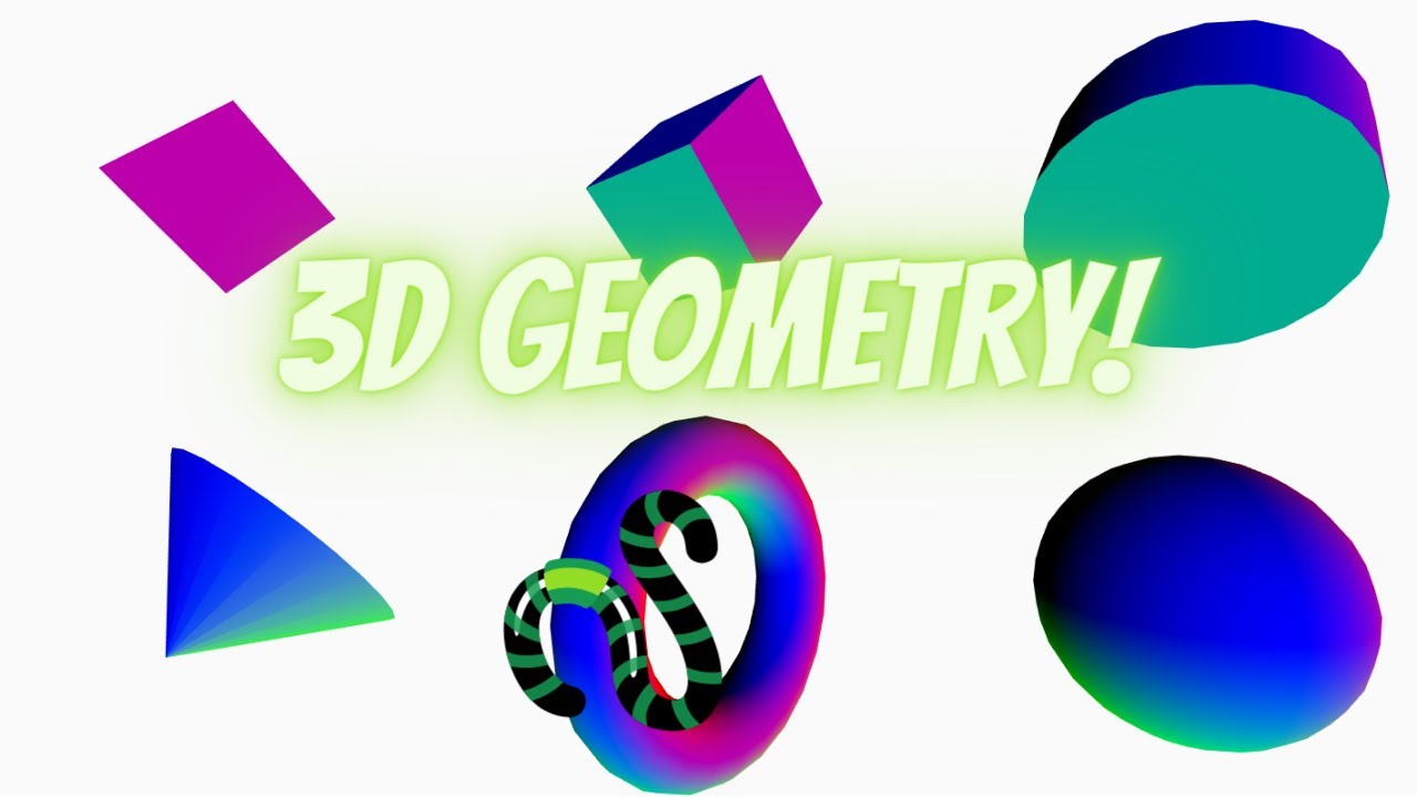 Coding 3D Geometry Shapes!!!! - YouTube