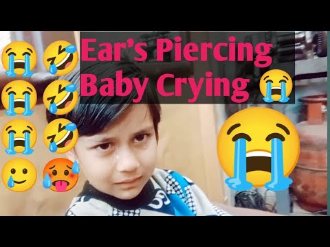 😱 Ear's Piercing Baby Crying 😭| Ear's Piercing Little Girl Crying 😭 ...