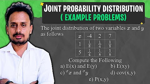 Joint Probability Distribution - YouTube