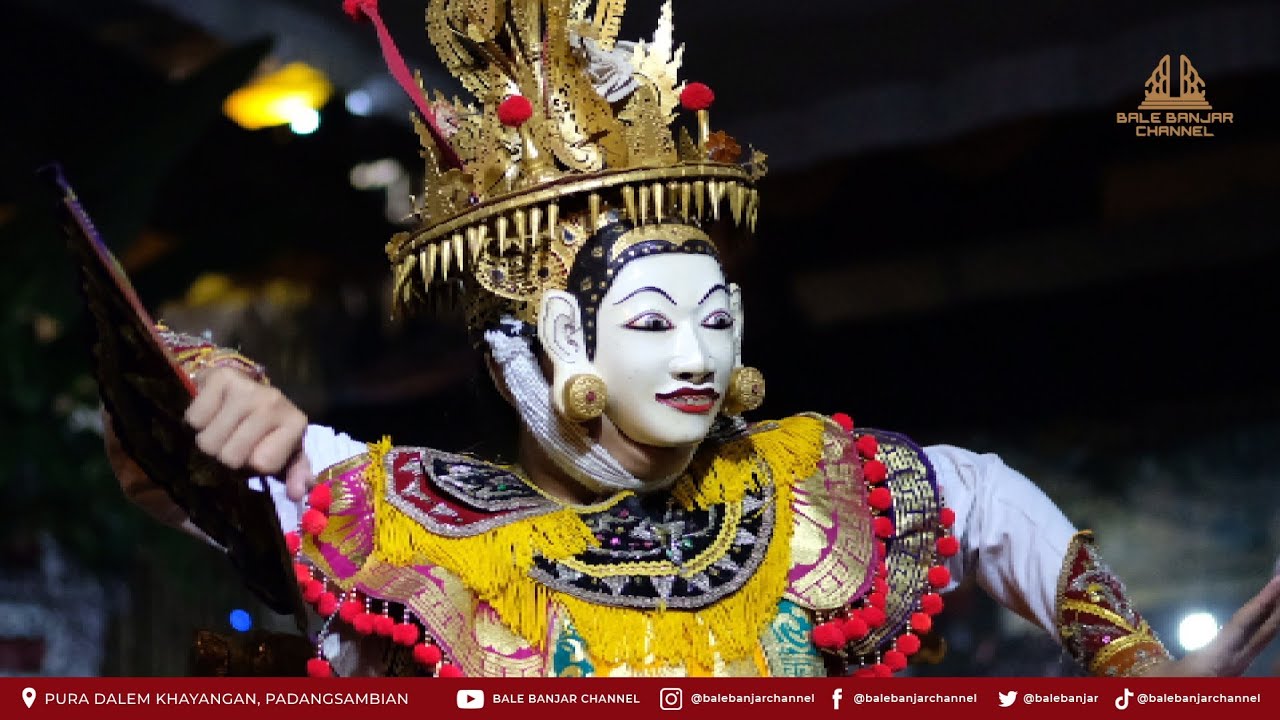 TARI TOPENG TELEK, JAUK KERAS & PENAMPRAT - Calonarang "Tanting Mas ...