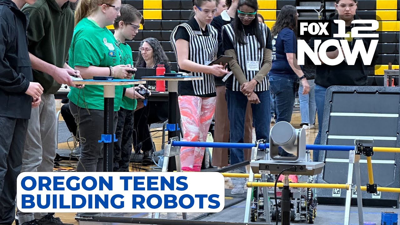 Oregon teens build robots for tech championship in hopes of going to ...