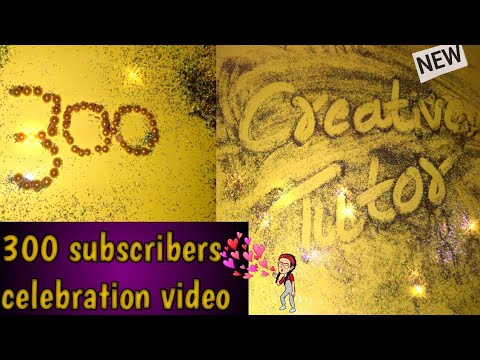 #youtube 300 subscribers celebration 🍾special video - YouTube