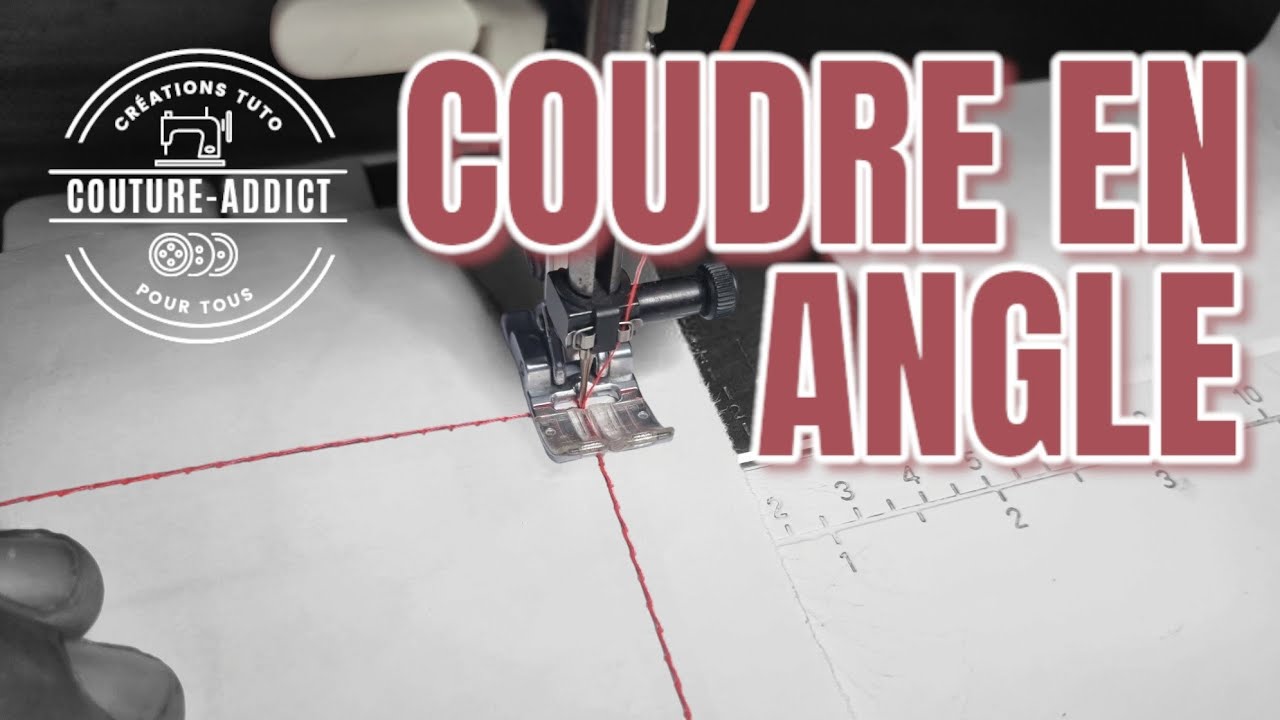 Comment COUDRE des ANGLES à la MACHINE ️[TUTO COUTURE] - YouTube