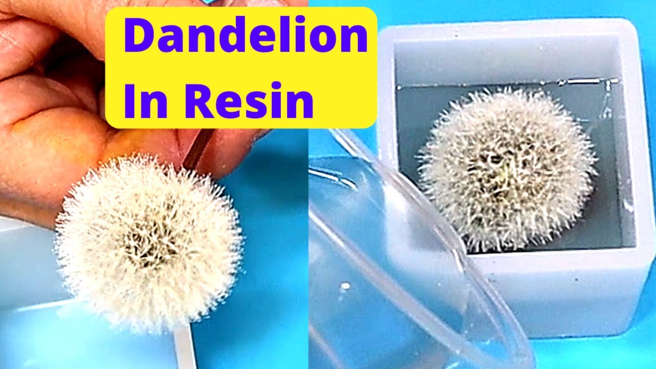 Resin Tutorial: How to Cast a Dandelion Seed Head - YouTube