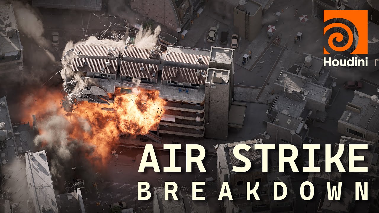 Air Strike & Breakdown in Houdini - YouTube