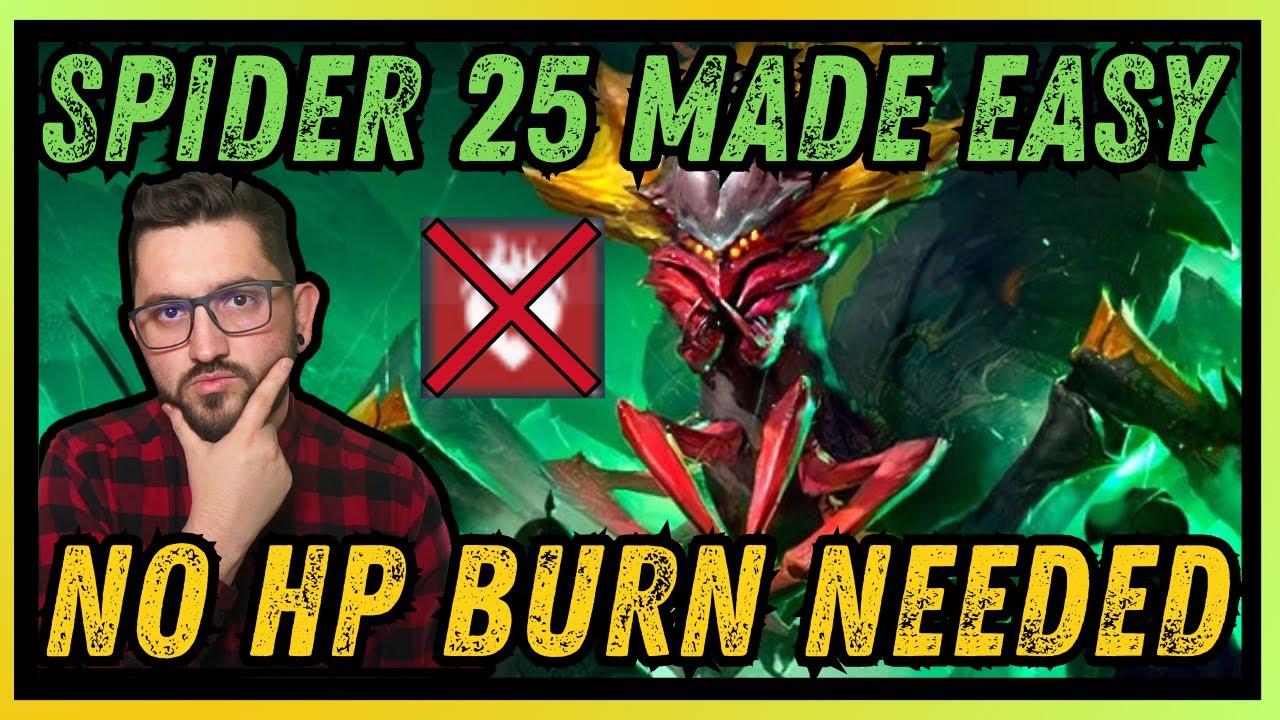 🚨 FULL AUTO Spider 25 Farm NO HP Burn Team 🚨 F2P 2024 Ep. 23 | RAID ...