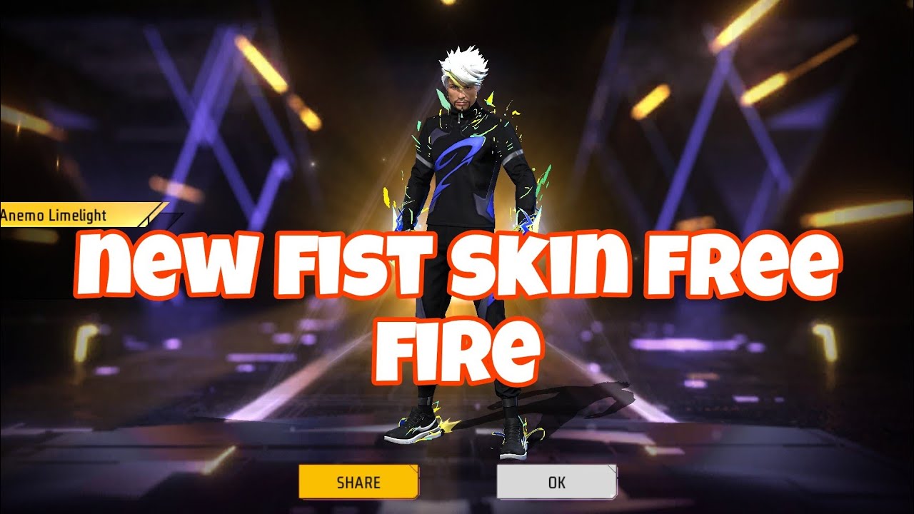 ANEMO LIMELIGHT FIST SKIN FREE FIRE | SPIN 🥳#freefire #Vkgaming368 ...