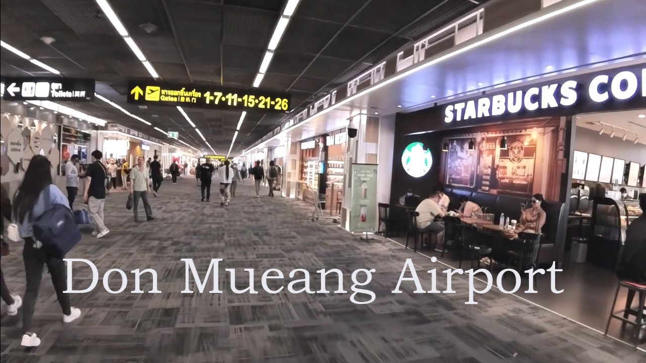 2023 Food and drinks in Don Mueang (DMK) Airport, Bangkok. - YouTube