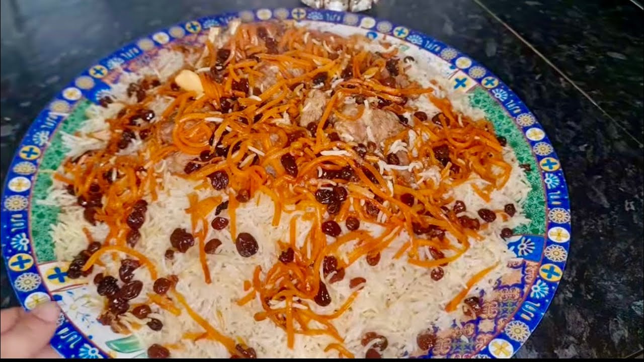 Afghani kabuli pulao recipe By Hadia Afghan food - YouTube