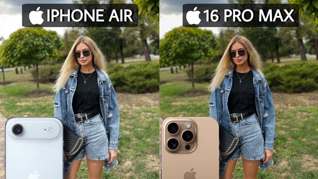 iPhone Air Vs iPhone 16 Pro Max Camera Test Comparison - YouTube