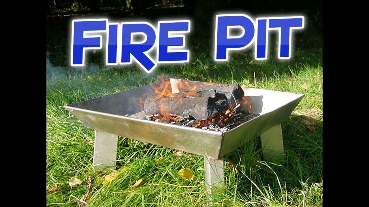 Making a Stainless Steel Fire Pit - YouTube