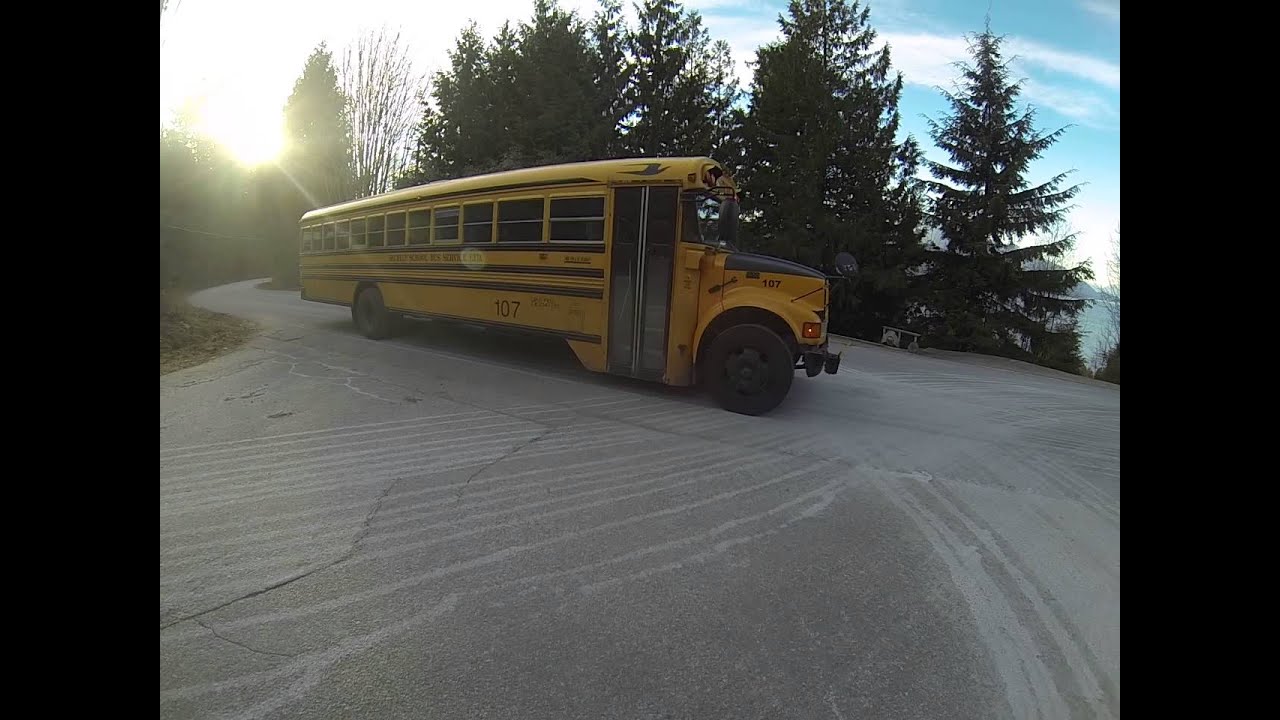 Sandy Hook: waiting for the school bus - YouTube