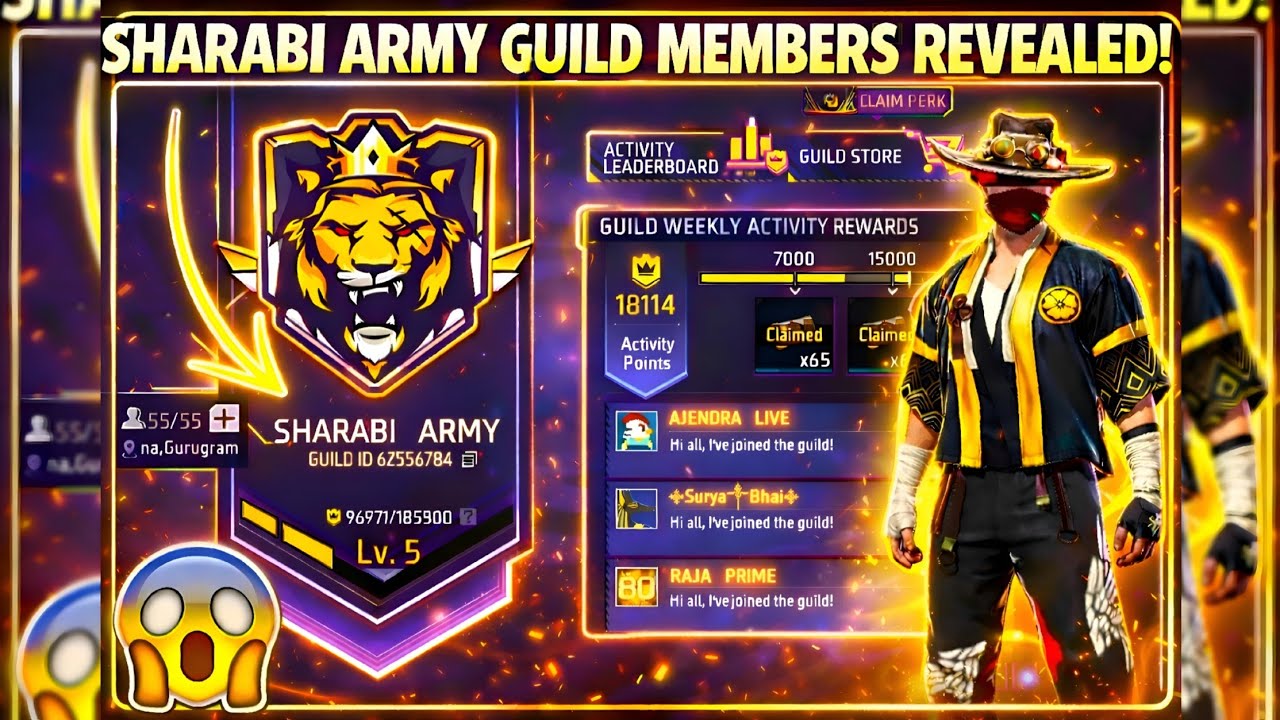 Sharabi Army Guild Members Revealed 🔥 - YouTube