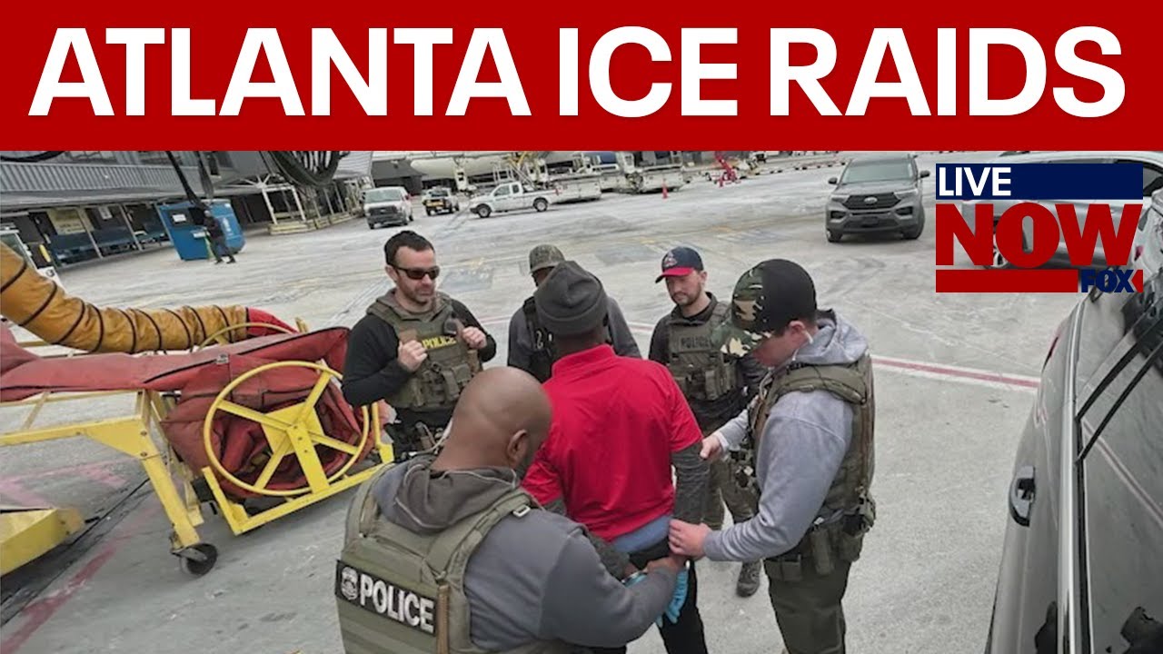 ICE ARRESTS: Raid at Atlanta's Hartsfield-Jackson airport - YouTube