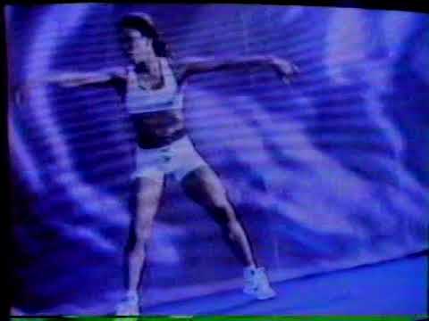 L.A. Gear sneakers 1993 spandex workout TV ad
