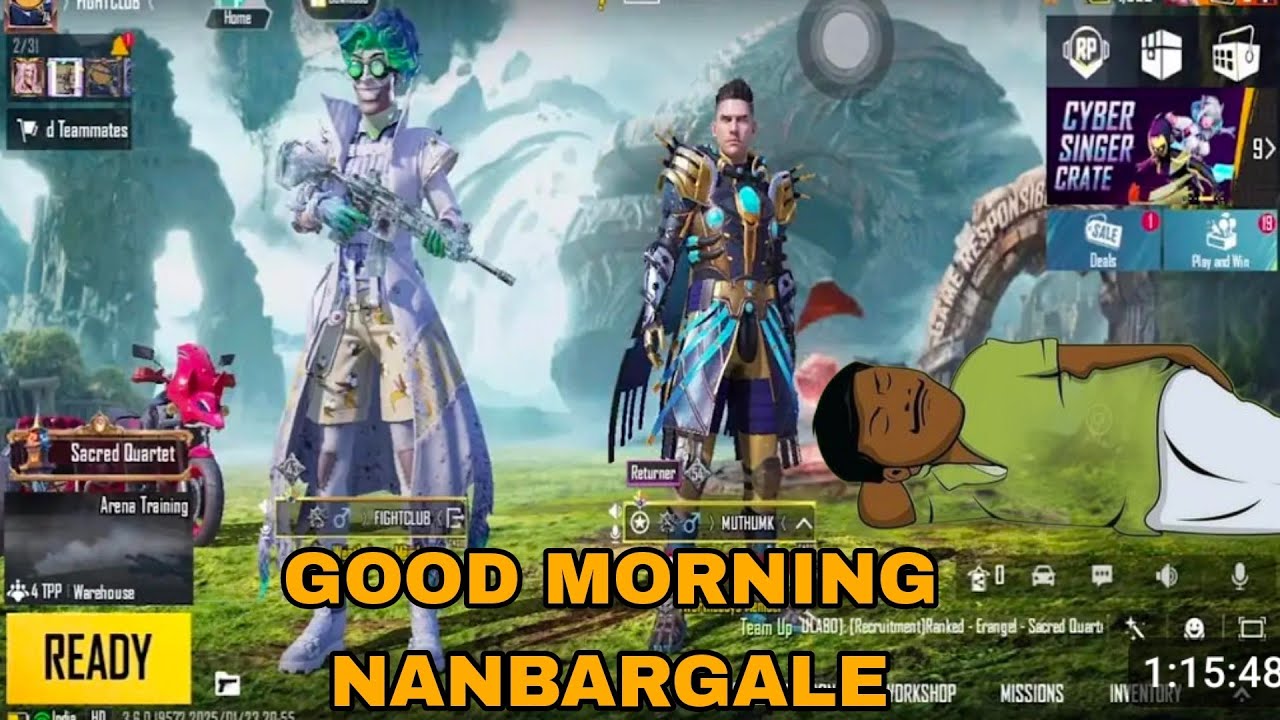 Morning Stream 🔛 BGMI 3.6 update Gameplay!!! Fresh start #bgmi # ...