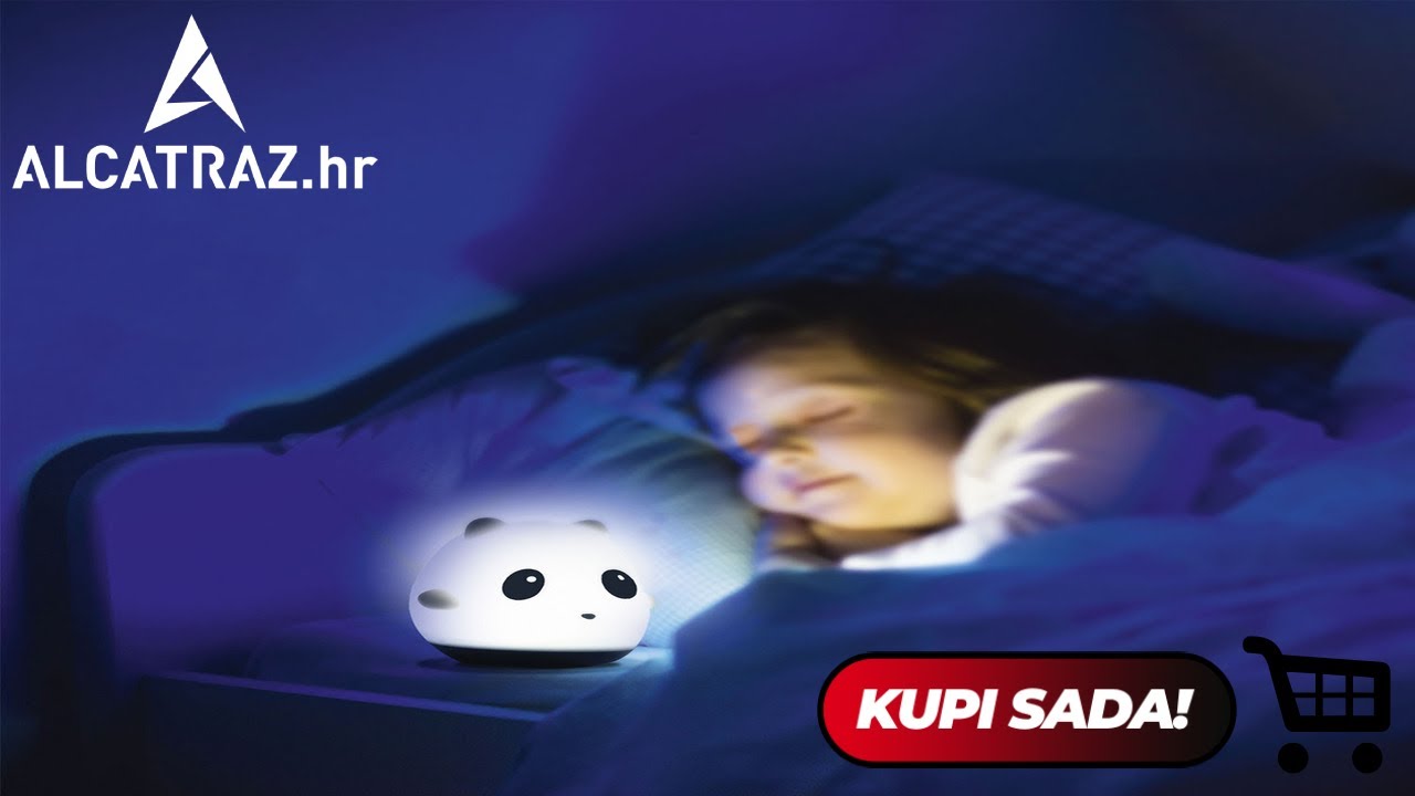 Punjiva silikonska lampa Panda - YouTube
