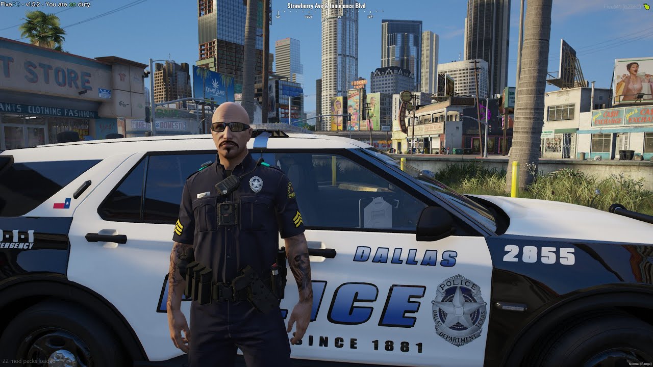 FivePD/FiveM/Dallas New Updates Car and Something special - YouTube