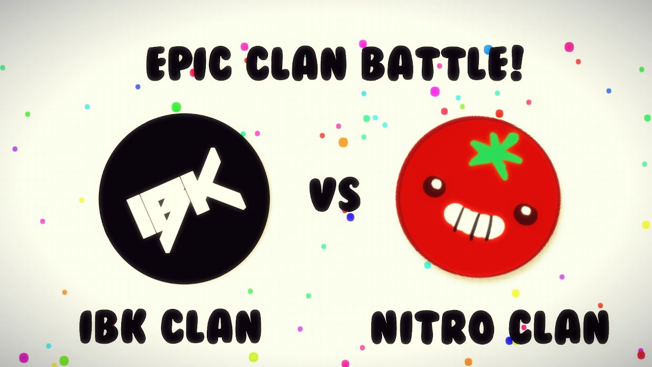 Agar.io // IBK Clan VS Nitro "Clan" // Epic Battle - YouTube