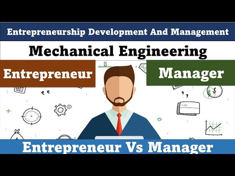 Entrepreneur vs Manager | Difference between Entrepreneur and Manager ...