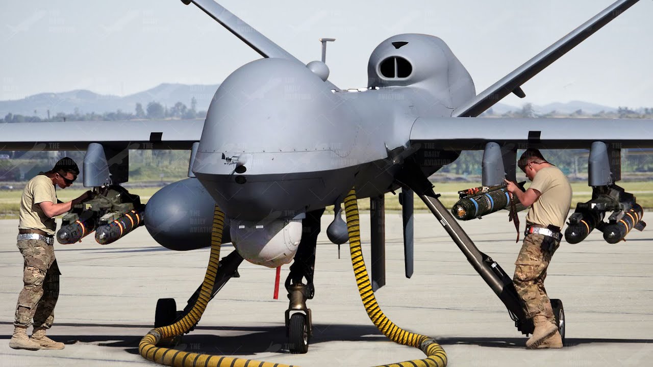 US Attaching Millions $ Scary Missiles To World's Most Feared US Drone ...
