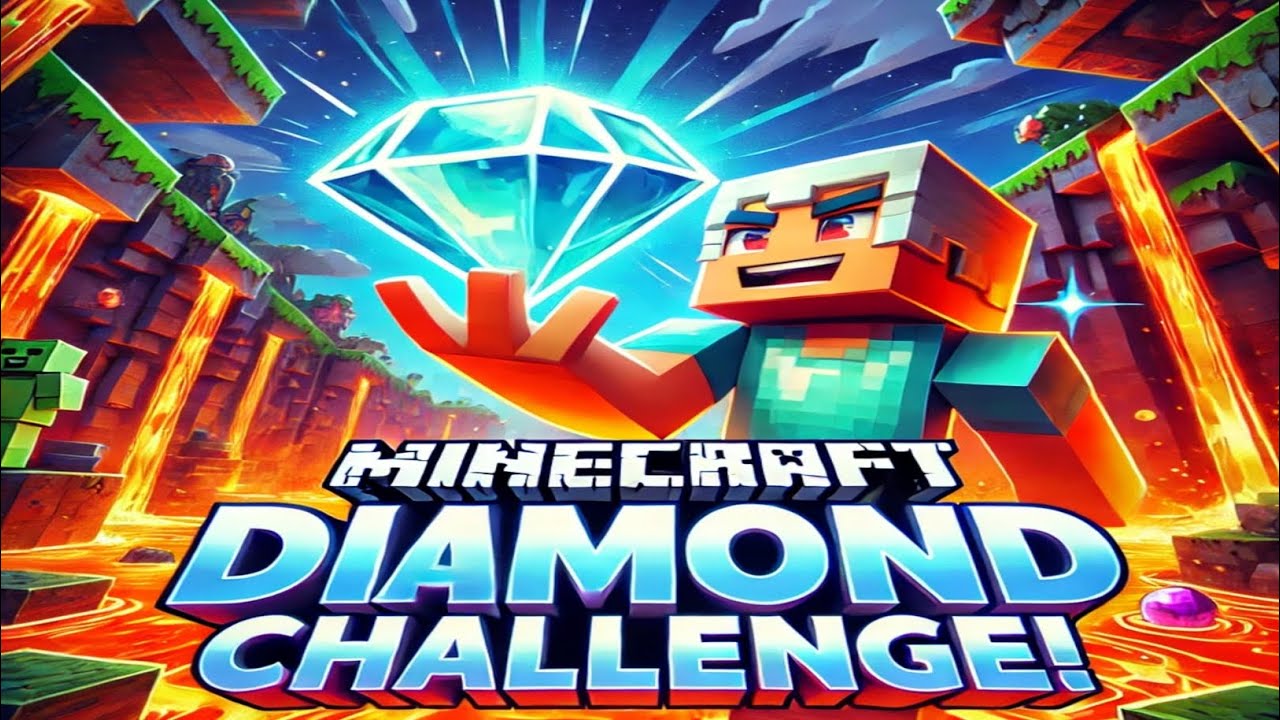 "Epic Minecraft Diamond Battle Challenge! Who Can Mine the Most ...