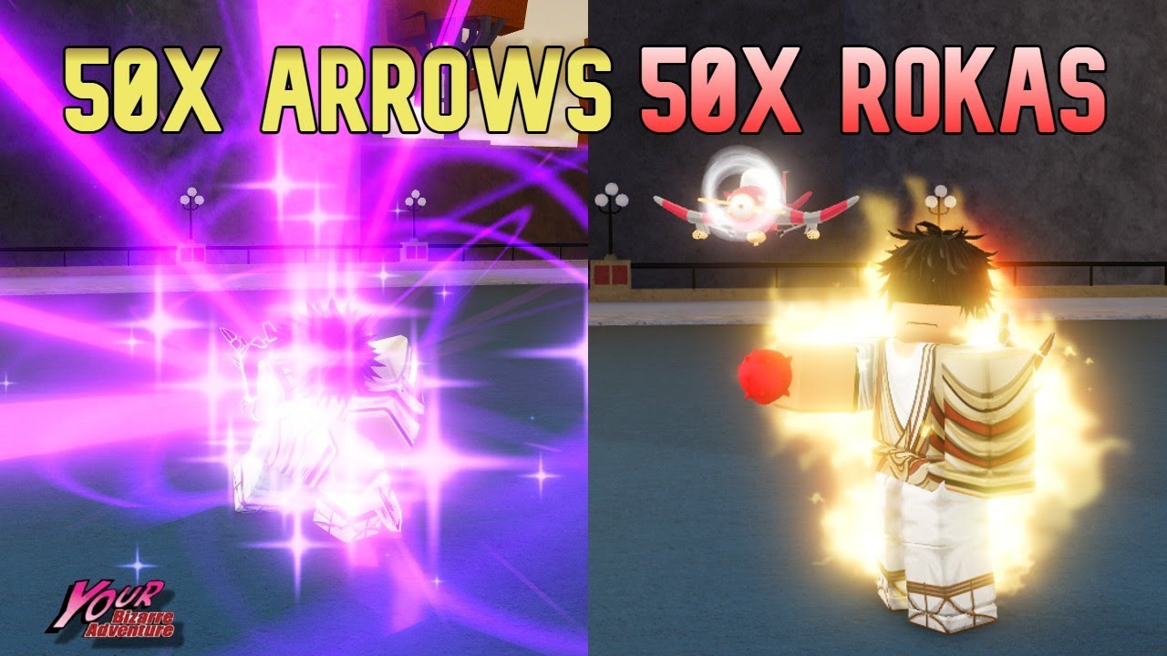 [YBA] What 50x Arrows and Rokas get YOU in the HALLOWEEN UPDATE ...