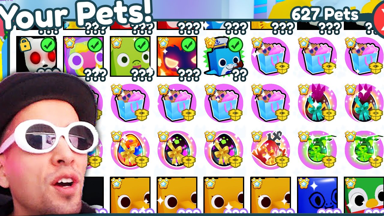 Collecting lots of Anniversary Gifts | Pet Simulator X - YouTube