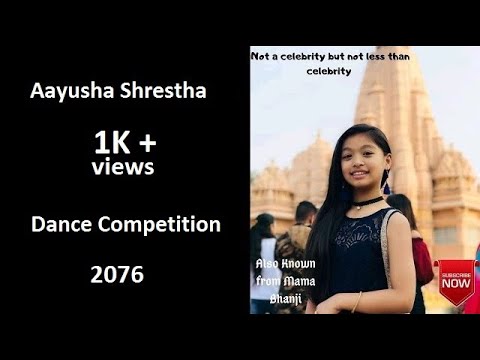 Aayusha Shrestha || dance competition || 2076 - YouTube