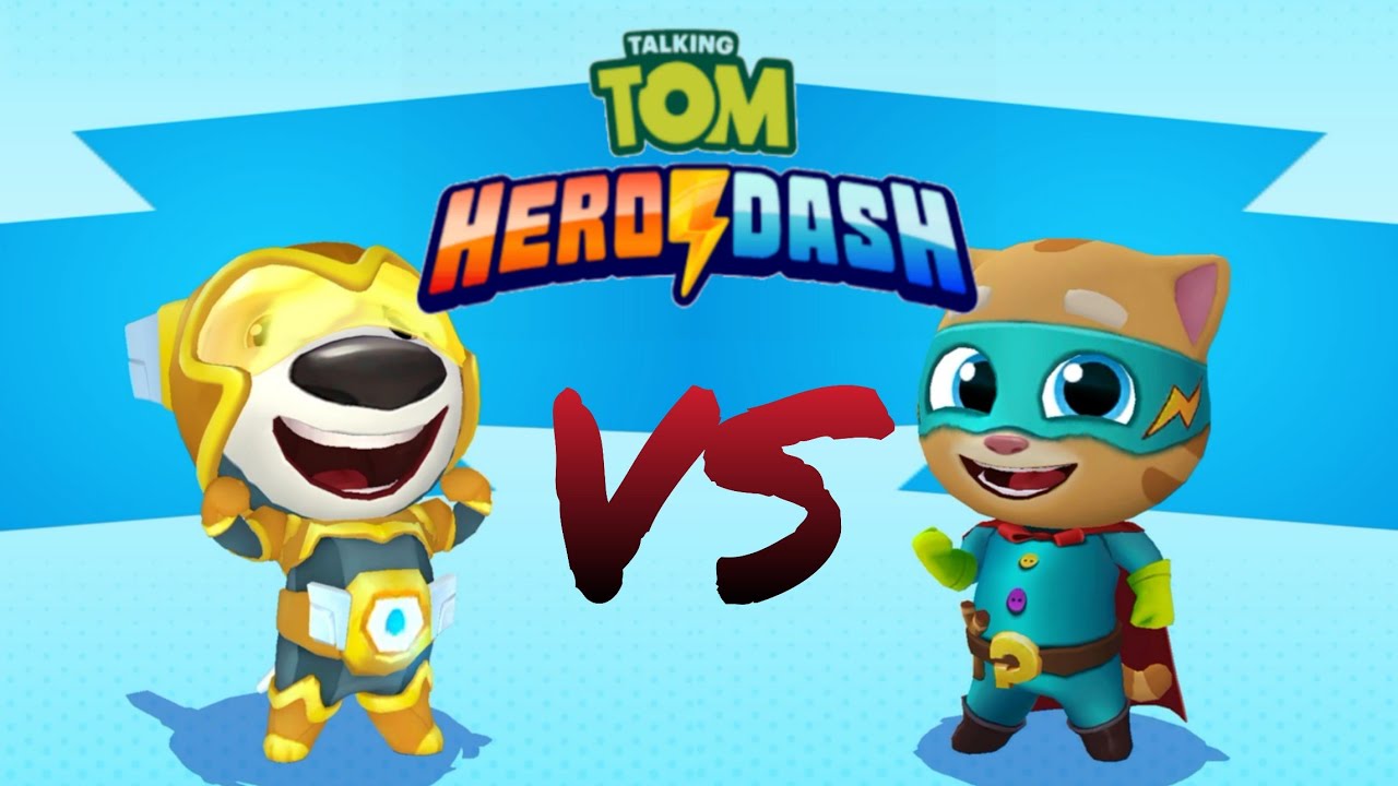 Talking Tom Hero - HANK VS GINGER - YouTube