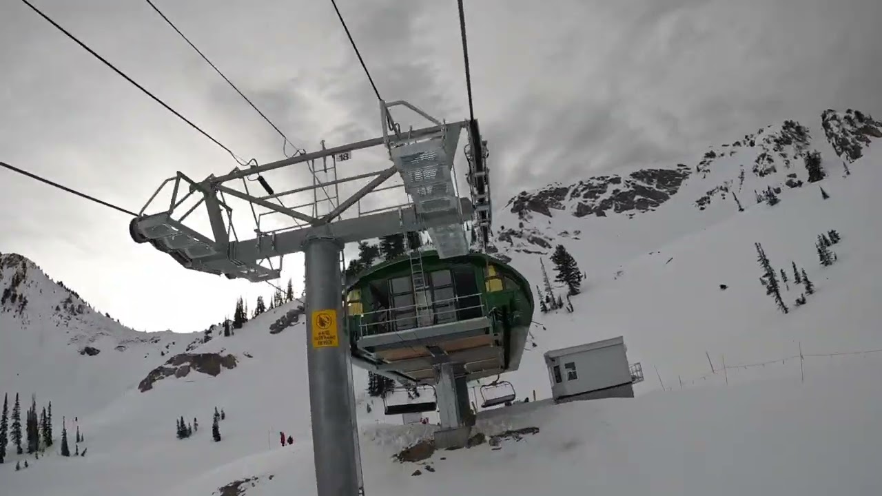 Snowbasin Ski Resort, Utah New Middle Bowl Lift - YouTube