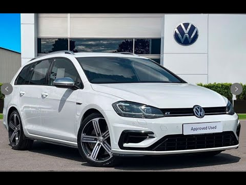 Approved Used Volkswagen Golf R Estate 2.0 TSI DSG 4M 300ps Pure White ...
