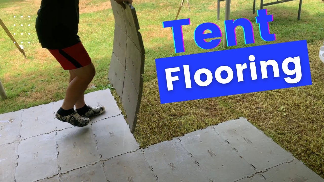 Modular Tent Flooring - YouTube