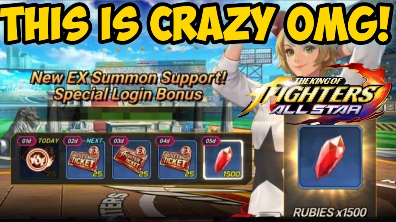 MASSIVE LOG-IN REWARDS INCOMING! - KOF ALL STAR - YouTube