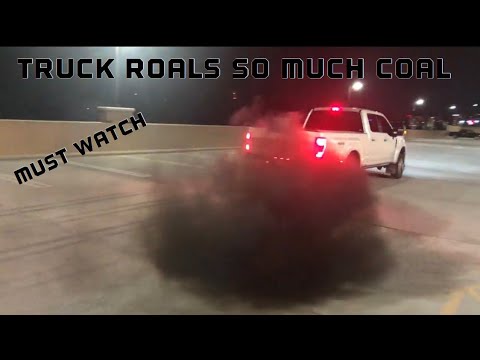 DIESEL BLOWING COAL FORD F450 - YouTube